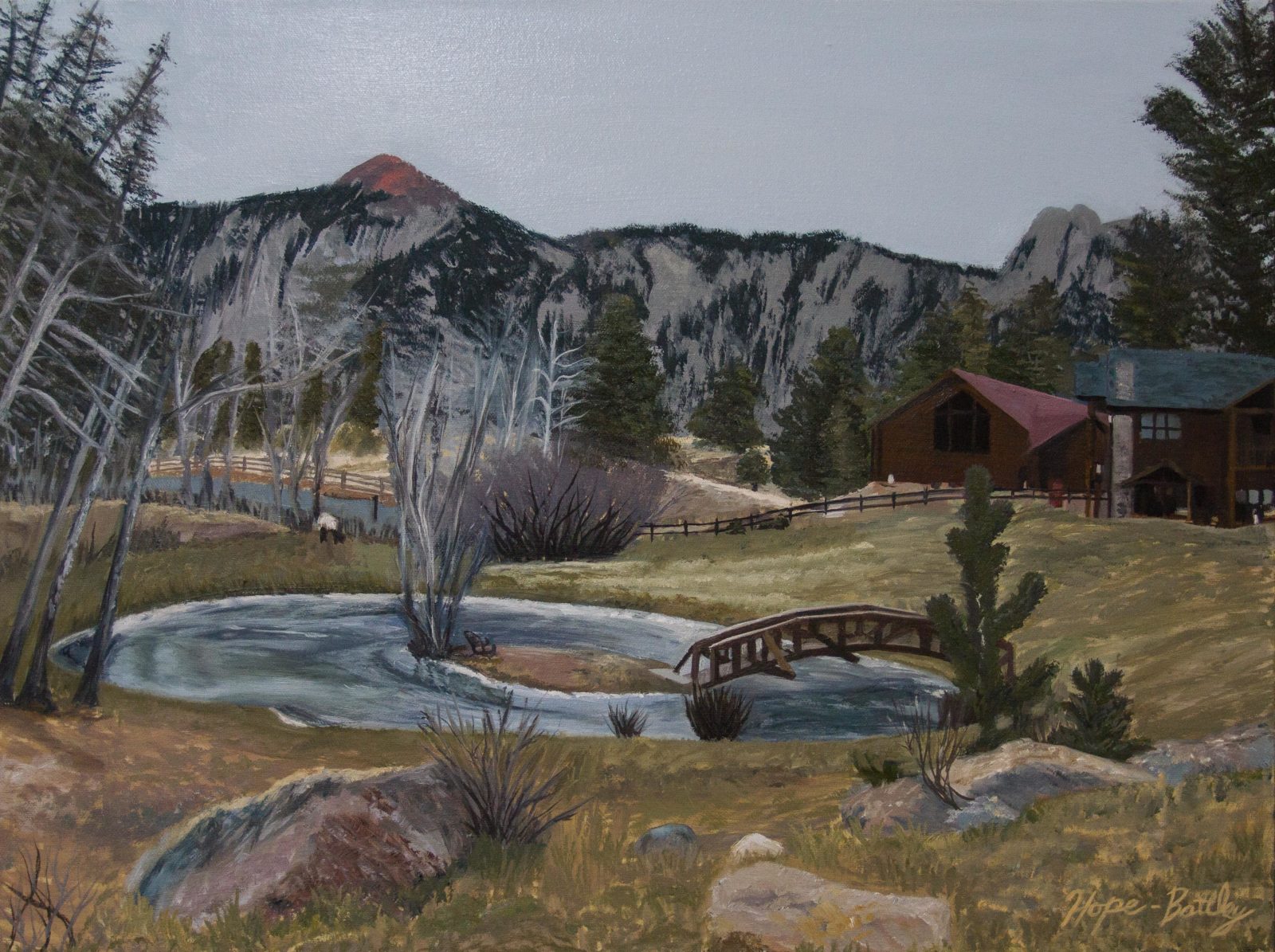 Estes - Oil on Canvas, in Recent Artwork